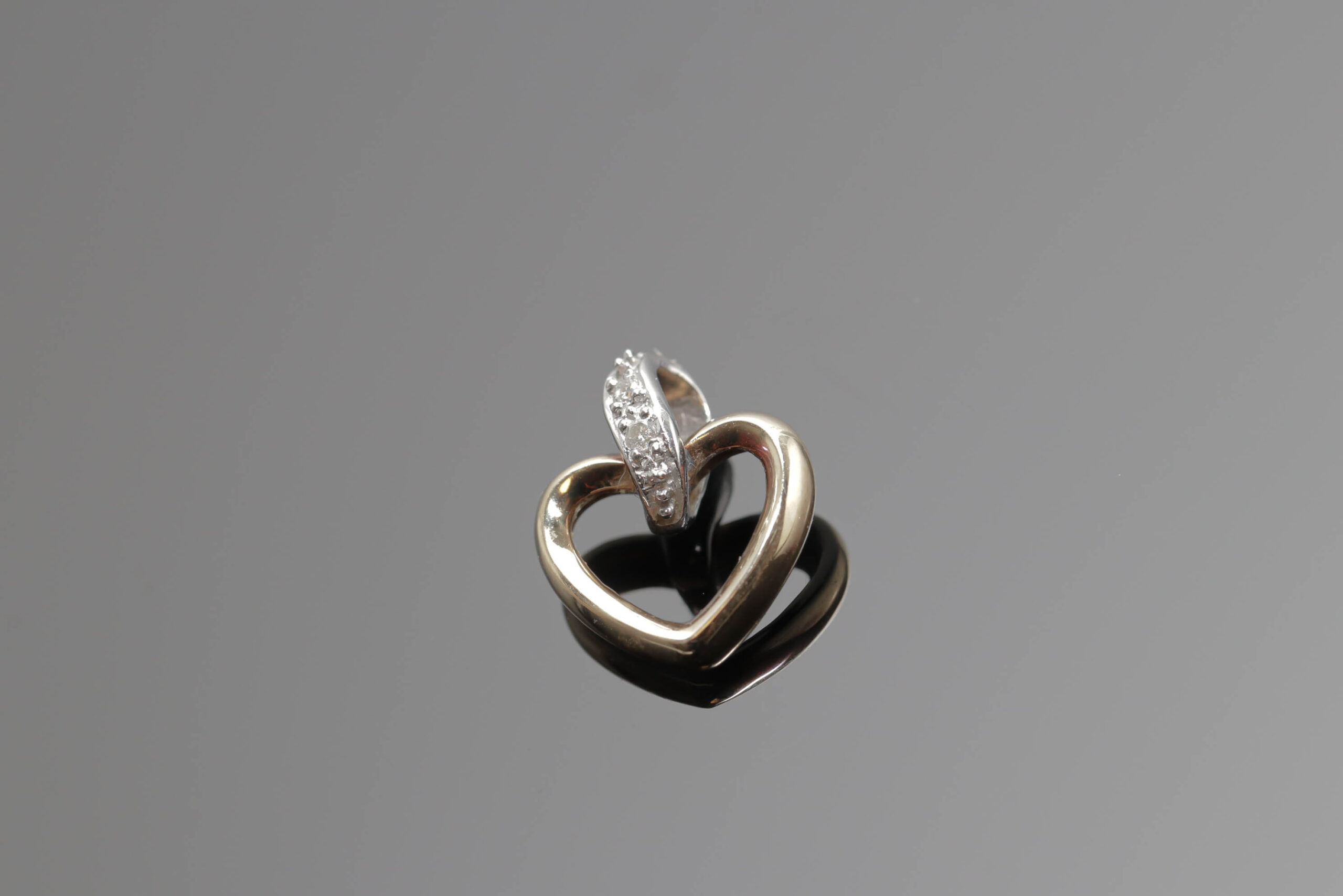 Hjerte vedhæng i 14 karat guld - Seroguld