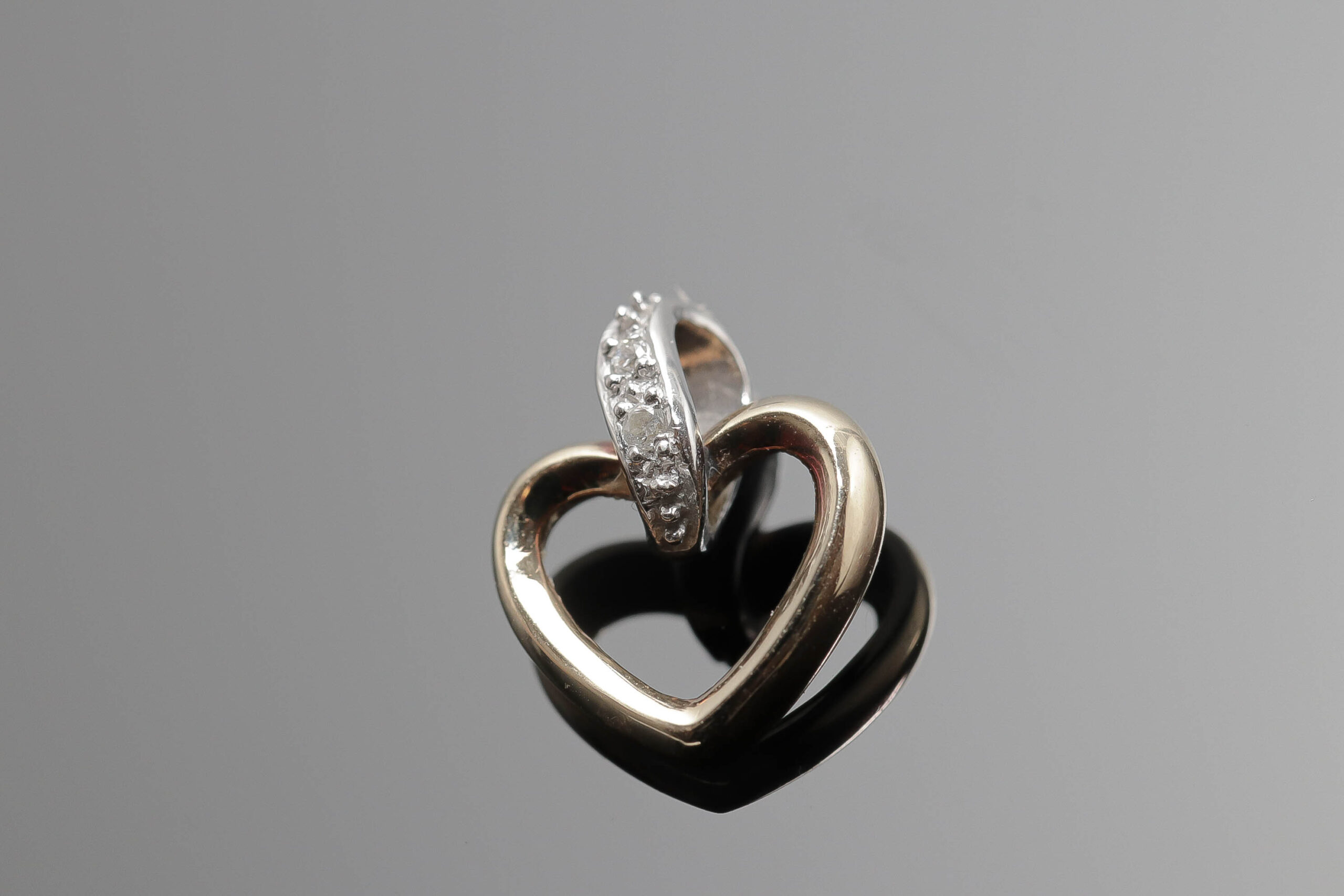 Hjerte vedhæng i 14 karat guld - Seroguld