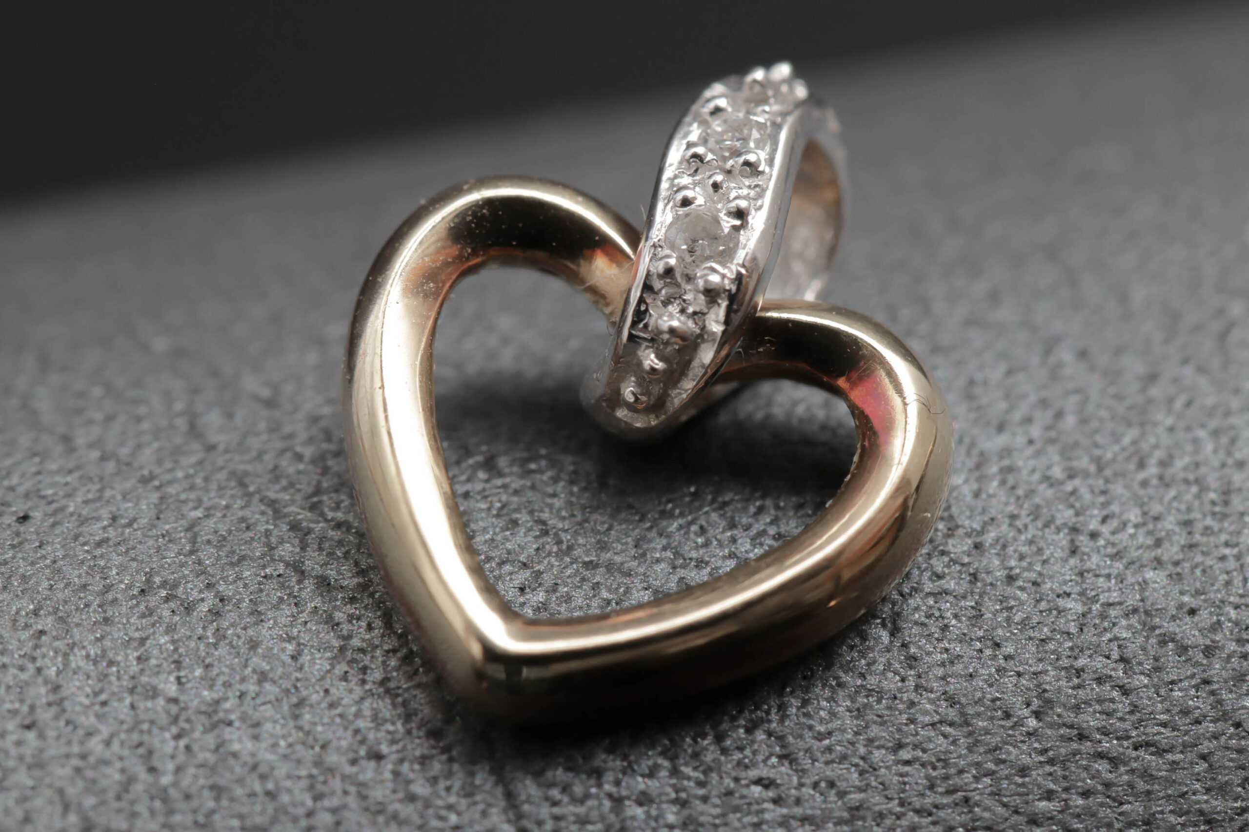 Hjerte vedhæng i 14 karat guld - Seroguld